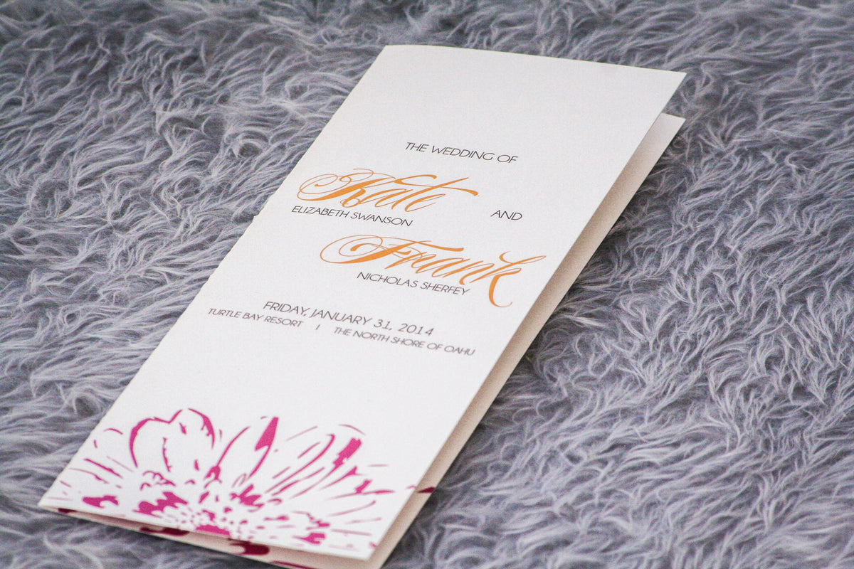 DRAMATIC TROPICAL - 4" x 10" BOOKLET PROGRAM – Julie Hanan Design