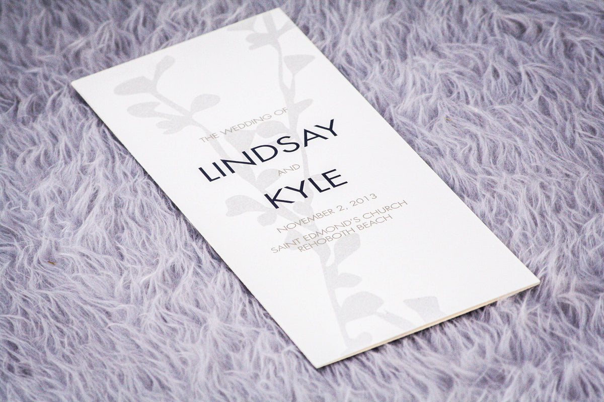 MODERN FLORAL SILHOUETTE - 4" x 10" BOOKLET PROGRAM – Julie Hanan Design