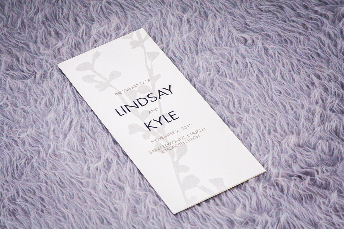 MODERN FLORAL SILHOUETTE - 4" x 10" BOOKLET PROGRAM – Julie Hanan Design