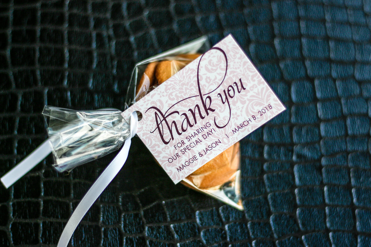 DRAMATIC SCRIPT - 2" x 3" FAVOR TAGS – Julie Hanan Design