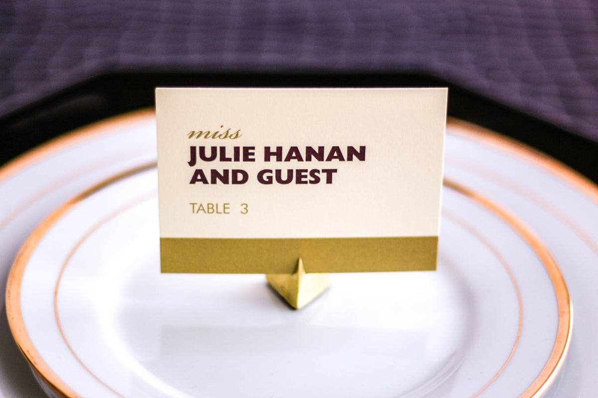 BOLD STRIPED - 2.5" x 3.5" FLAT PLACE CARDS – Julie Hanan Design