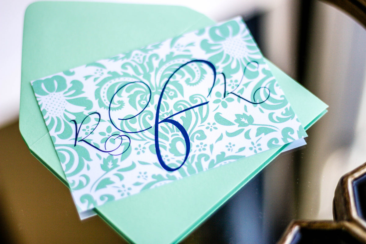 DRAMATIC SCRIPT - 3.5" x 5" FLAT THANK YOU CARDS – Julie Hanan Design