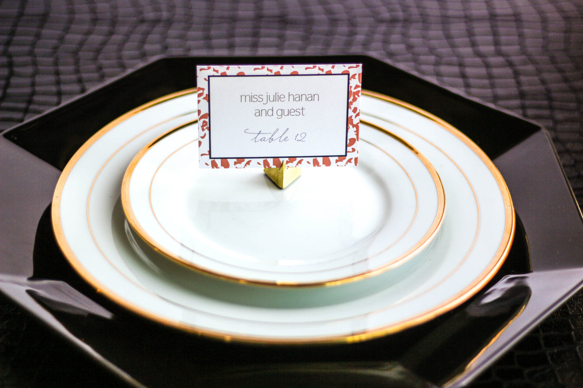 GRACEFUL BOTANIC - 2.5" x 3.5" FLAT PLACE CARDS – Julie Hanan Design