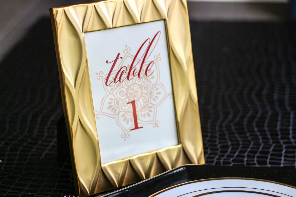 MODERN HENNA - 5" x 7" TABLE NUMBERS – Julie Hanan Design