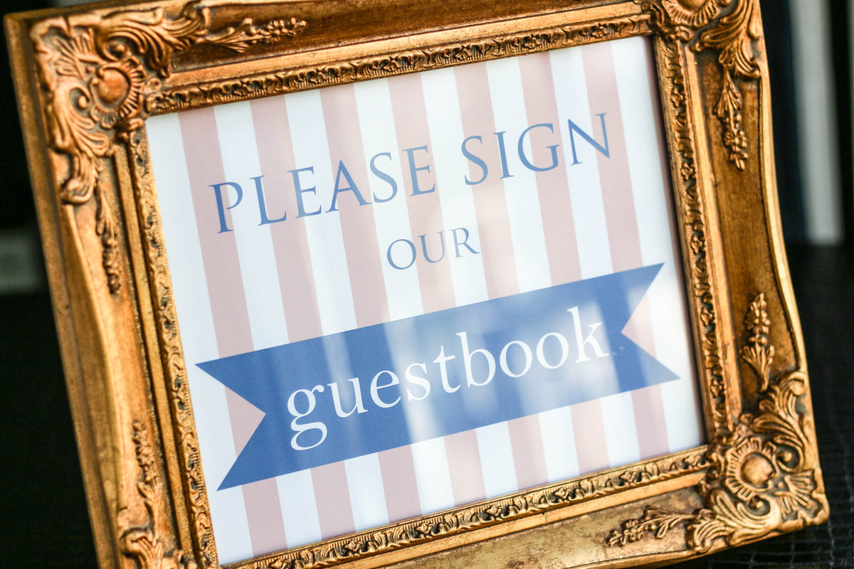 PREPPY CHIC - GUESTBOOK SIGN – Julie Hanan Design