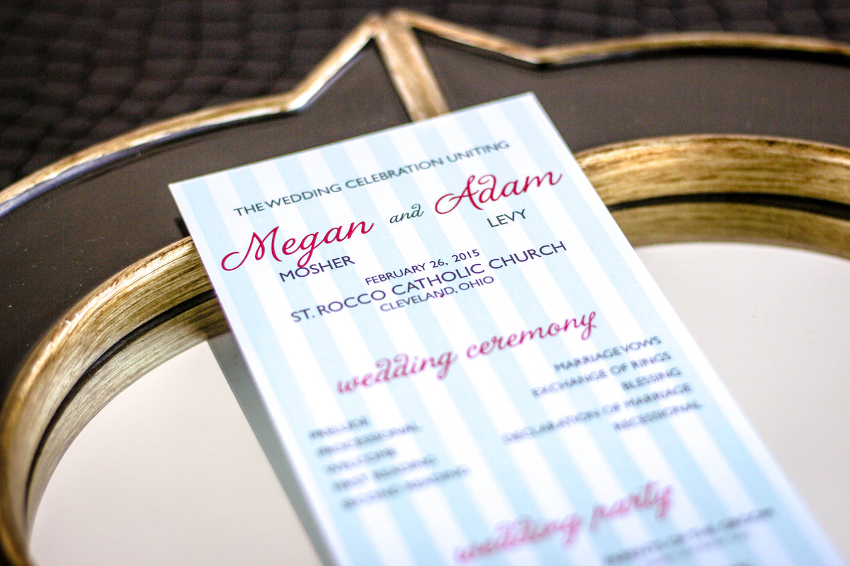 SOPHISTICATED STRIPE - 4" x 9" FLAT PROGRAM – Julie Hanan Design