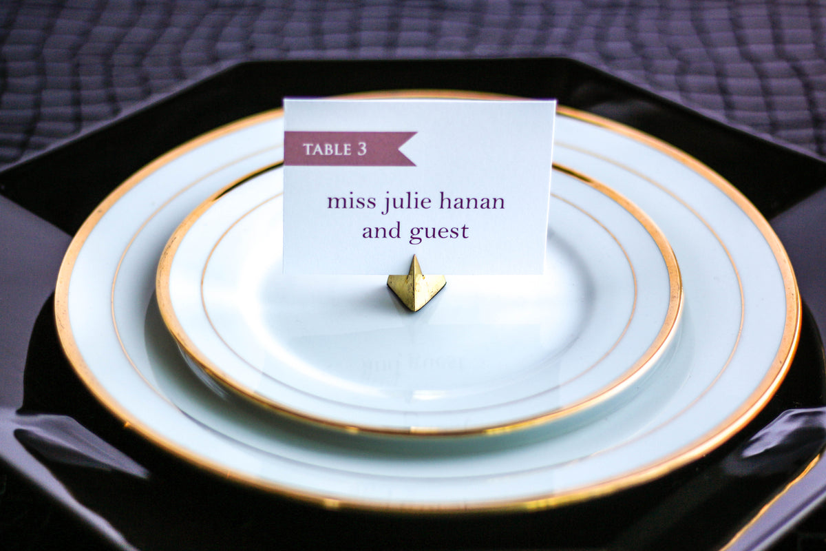 PREPPY CHIC - 2.5" x 3.5" FLAT PLACE CARDS – Julie Hanan Design